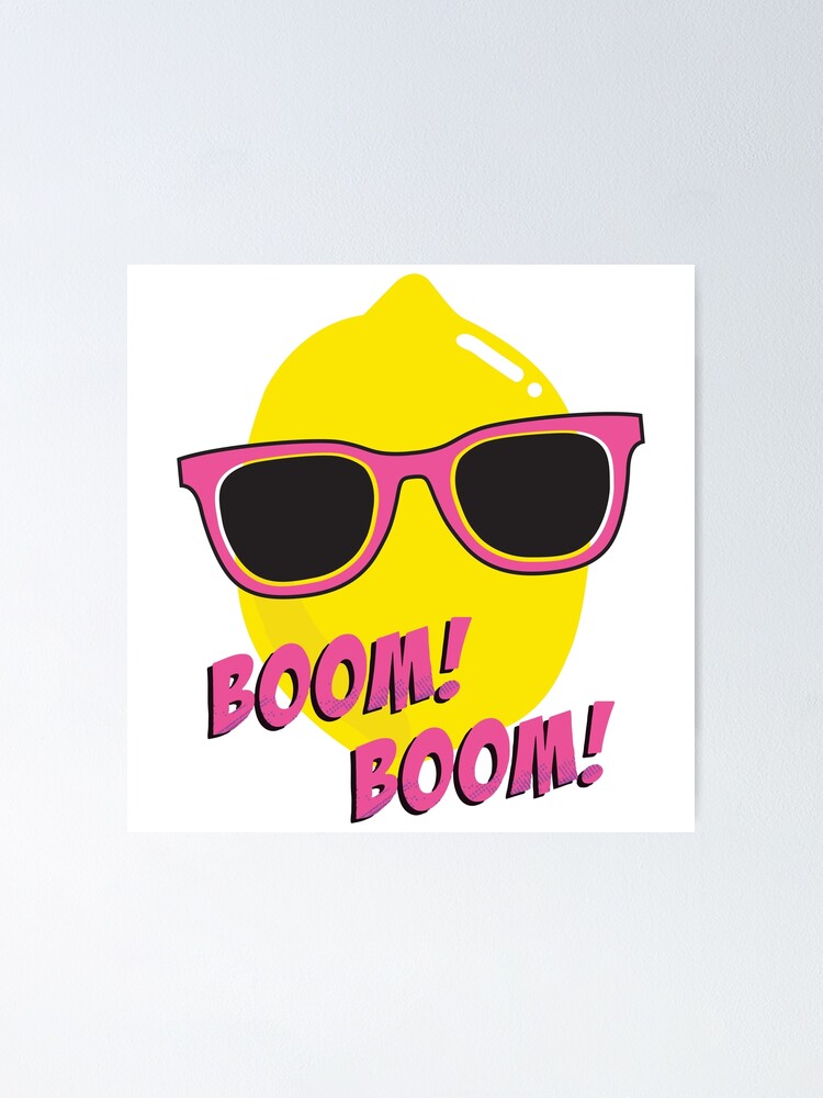 Poster « Boom Boom Lemon - boisson au citron boom boom - le film de ...