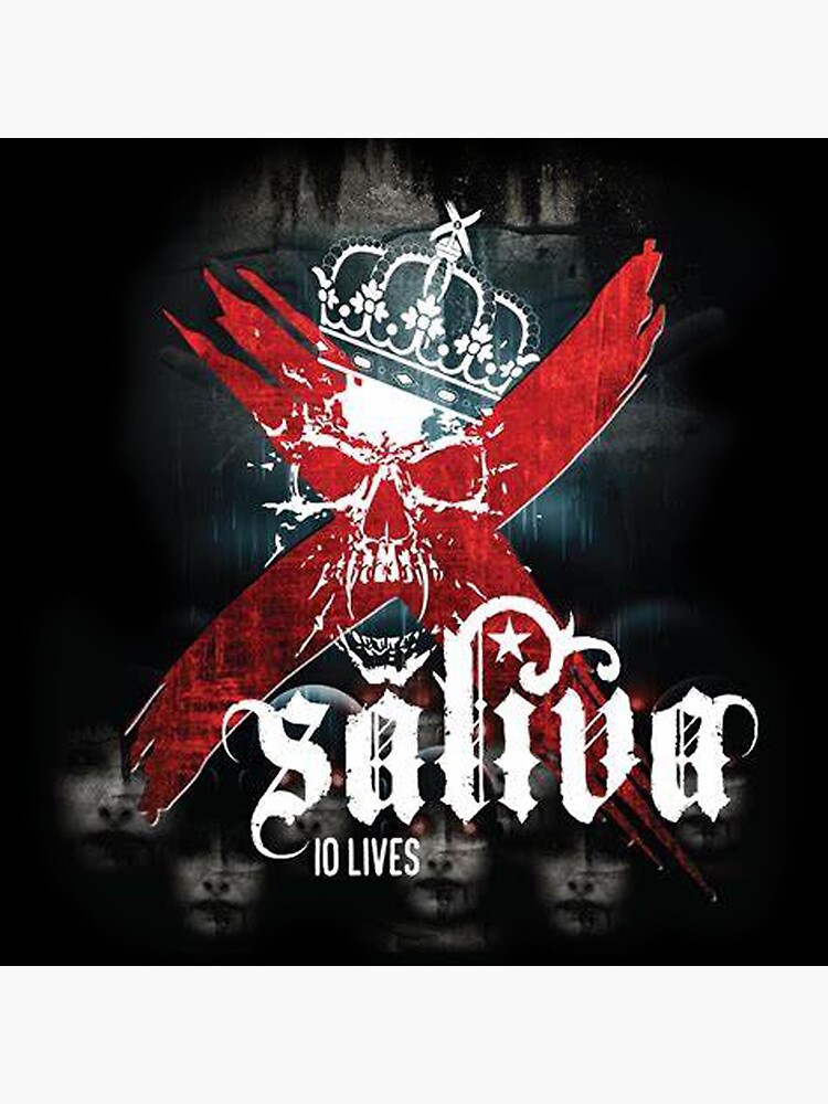 "Saliva Band Logo Music 10 Lives" Photographic Print for Sale by ...