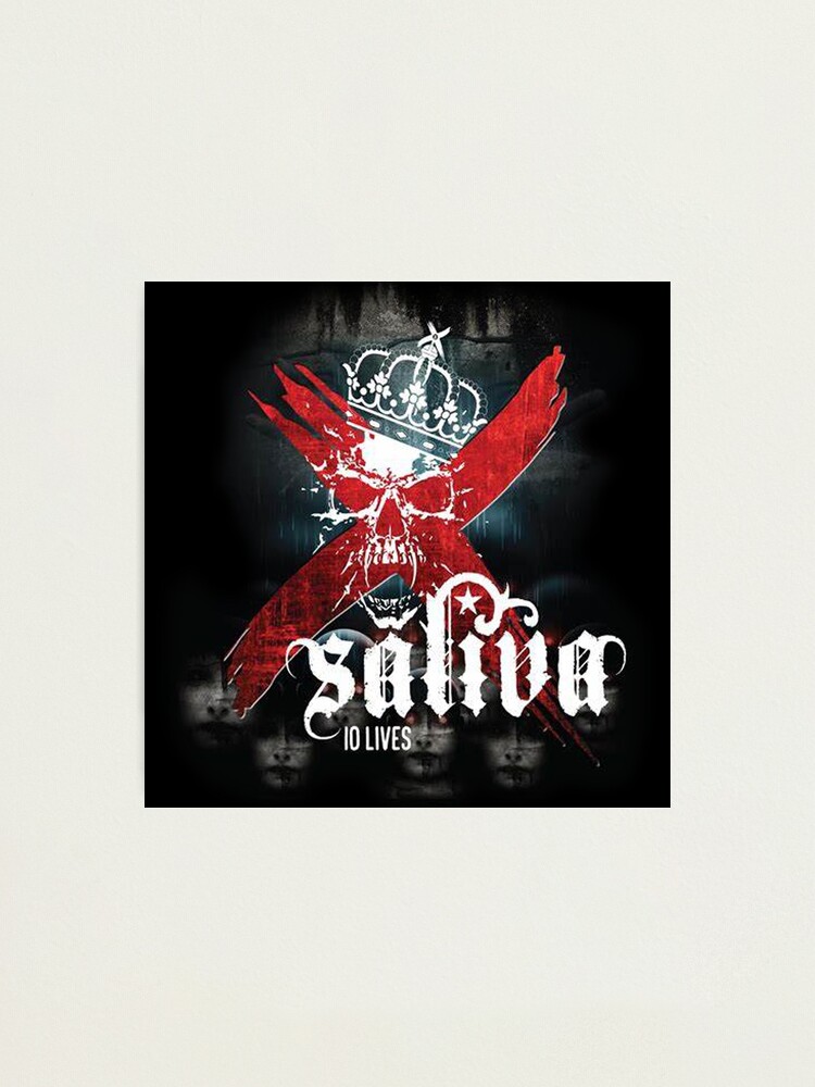 "Saliva Band Logo Music 10 Lives" Photographic Print for Sale by ...