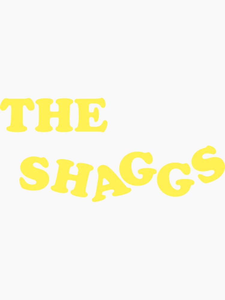 "The Shaggs Alternate Logo" Sticker for Sale by BuffaloForest | Redbubble