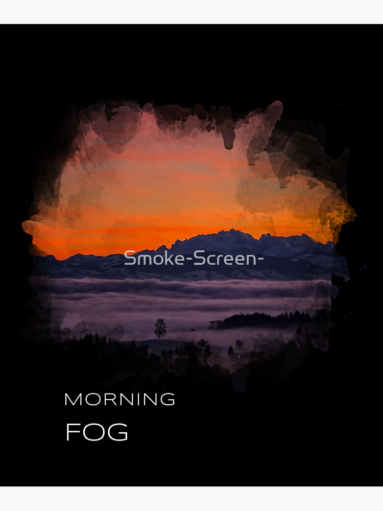 "Morning Fog" Sticker for Sale by Smoke-Screen- | Redbubble