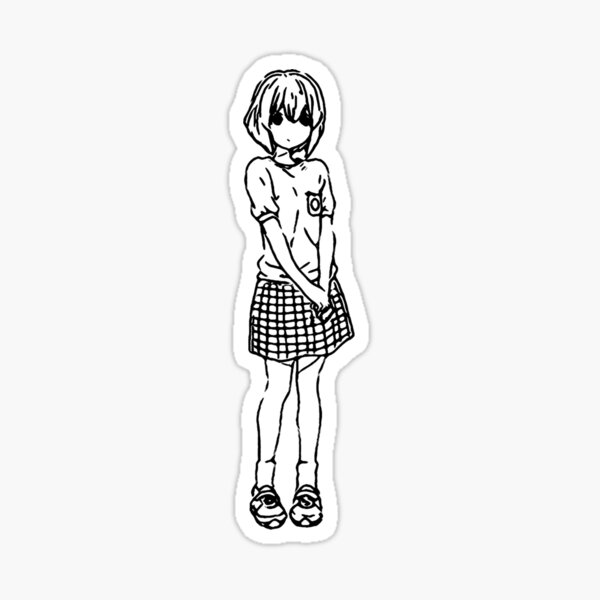 "Koe no Katachi Shoko Nishimiya" Sticker for Sale by EjvorBlom | Redbubble