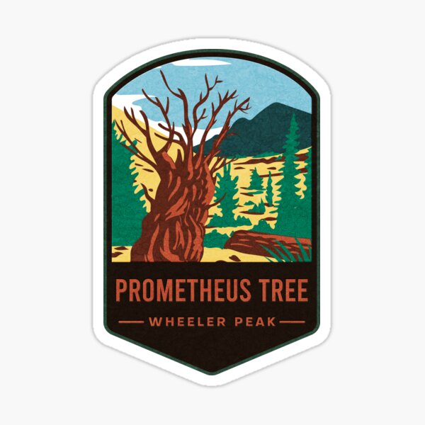 "Prometheus Tree Wheeler Peak" Sticker for Sale by JordanHolmes | Redbubble