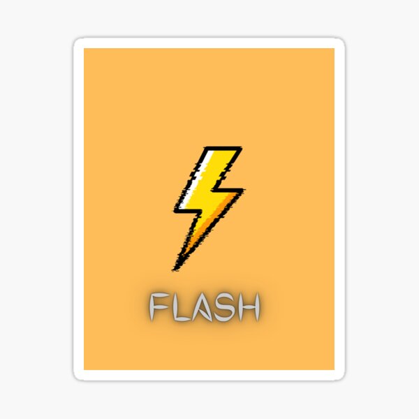 "Flash is back" Sticker for Sale by yasooony | Redbubble