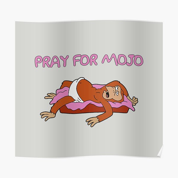 "Simpsons Pray For Mojo" Poster for Sale by thebcarts | Redbubble