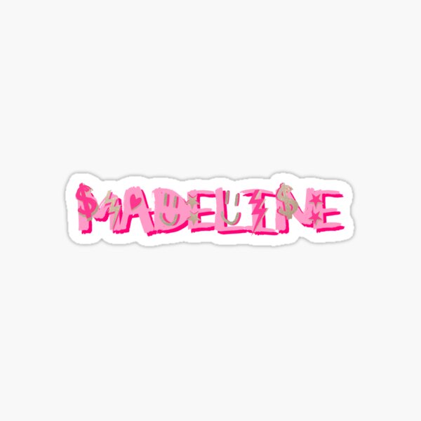 "MADELINE name" Sticker for Sale by juliasantos5 | Redbubble