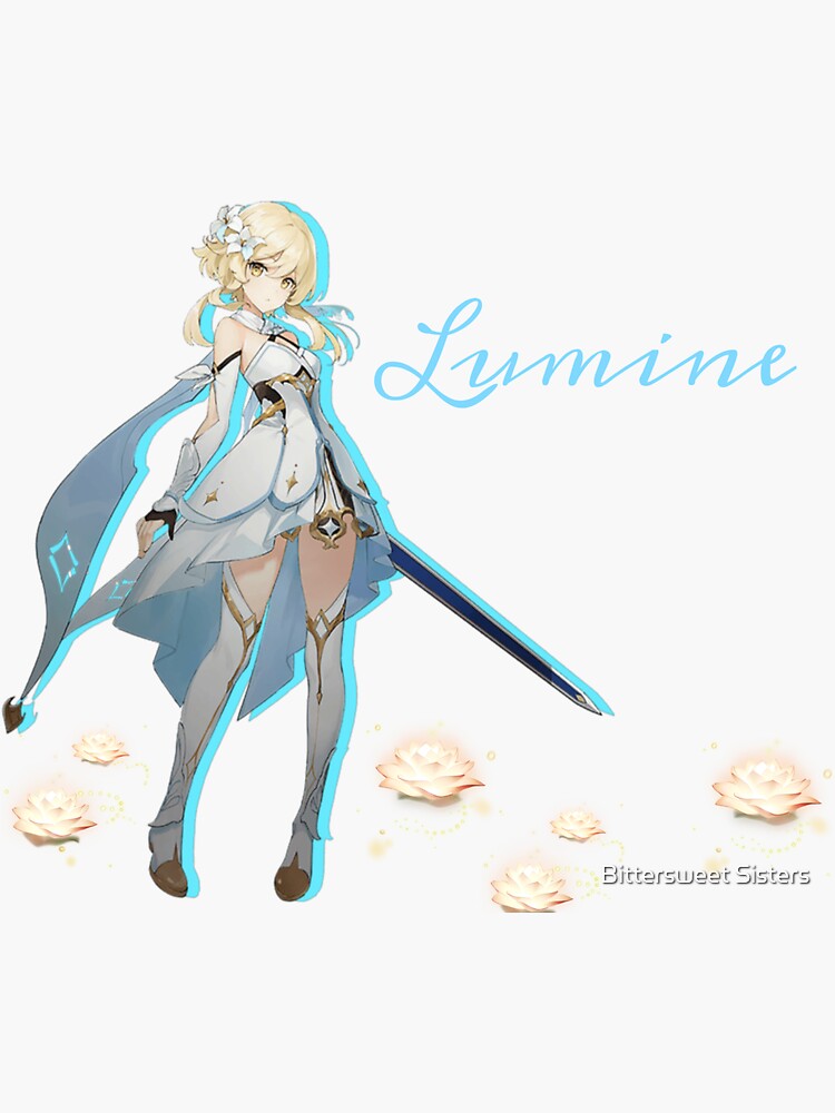 "Lumine " Sticker for Sale by BitterSweet2020 | Redbubble