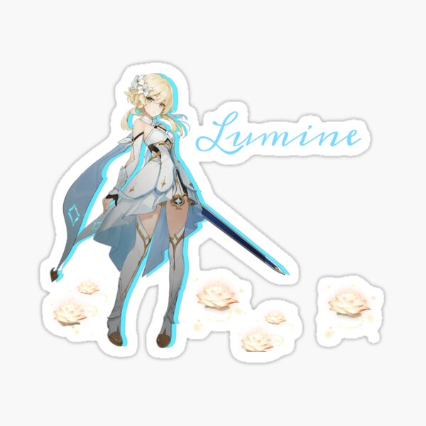 "Lumine " Sticker for Sale by BitterSweet2020 | Redbubble