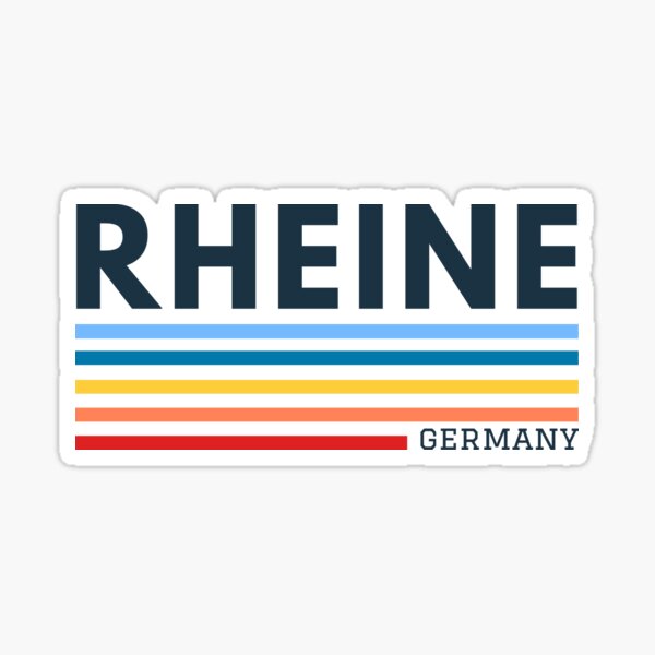 "Rheine Germany" Sticker for Sale by europelines | Redbubble