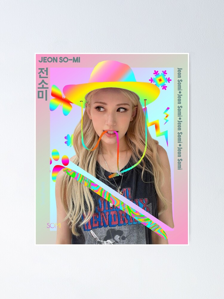 "Jeon Somi Artwork" Poster for Sale by Ay-UpPotatta | Redbubble