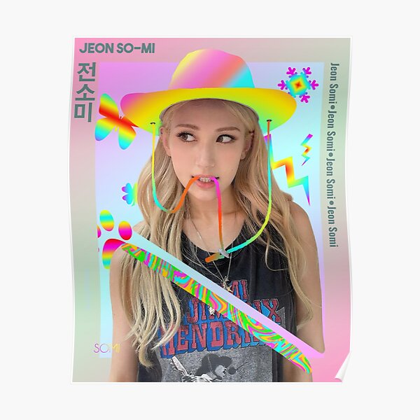 "Jeon Somi Artwork" Poster for Sale by Ay-UpPotatta | Redbubble