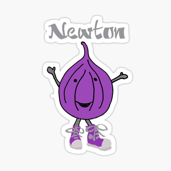 "Funny Fig named Newton Pun" Sticker for Sale by naturesfancy | Redbubble
