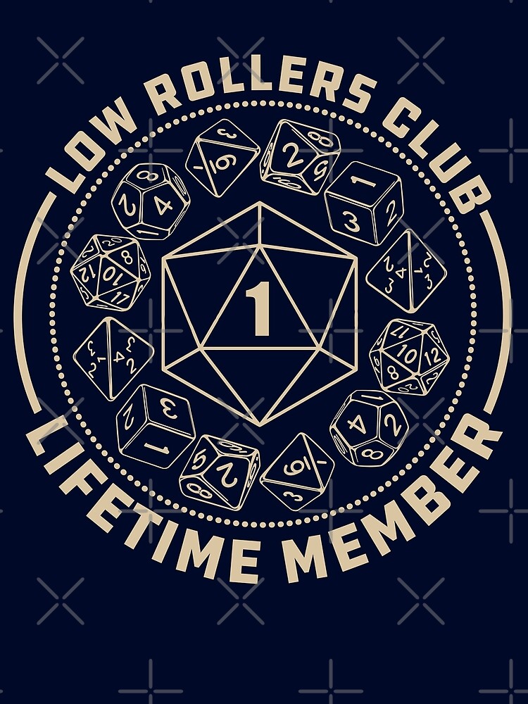 "D&D Low Rollers Club" Poster for Sale by McPod | Redbubble