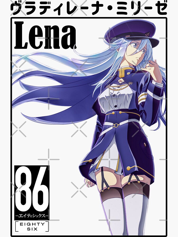 "Lena - 86 Eighty Six" Sticker for Sale by ice-man7 | Redbubble