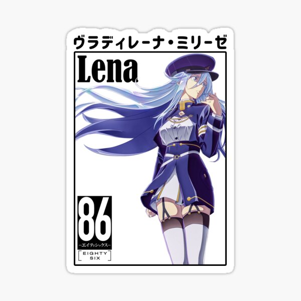 "Lena - 86 Eighty Six" Sticker for Sale by ice-man7 | Redbubble