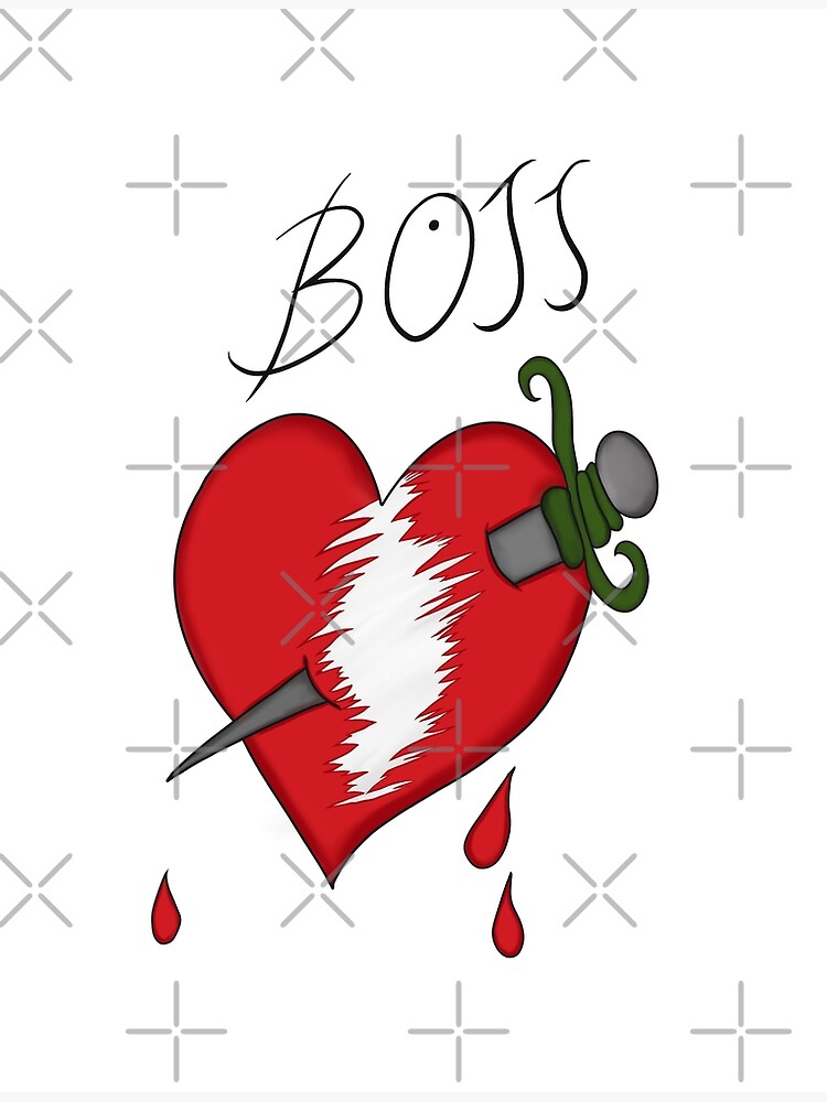 "Boss tattoo" Poster for Sale by torig2 | Redbubble