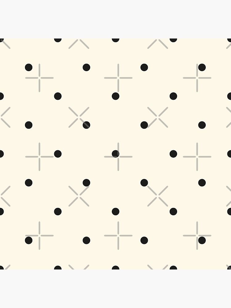 "Black dots over cream background" Poster for Sale by marufemia | Redbubble