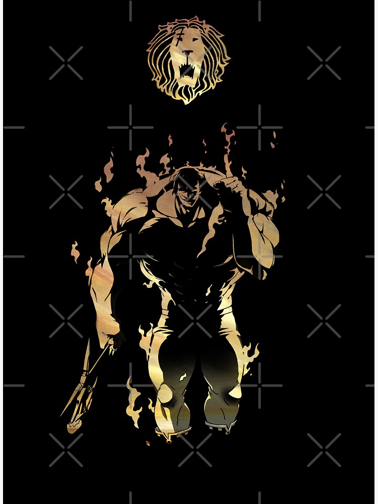 "Escanor The One - Seven Deadly Sins" Sticker for Sale by Blason ...