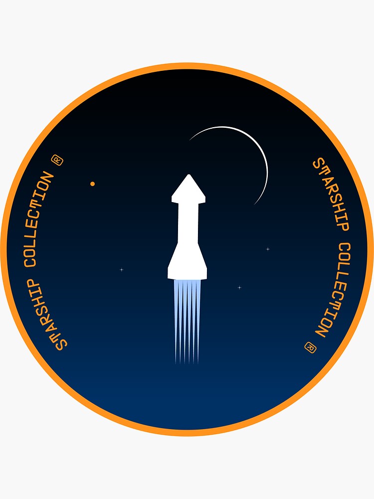 "Spacex Starship Sticker (Starship Collection) First Sticker Late 2021 ...