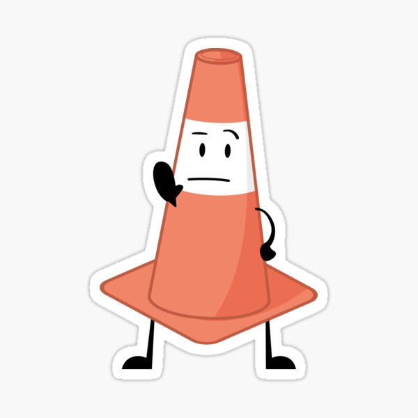 "Traffic Cone" Sticker by ApricotStone | Redbubble