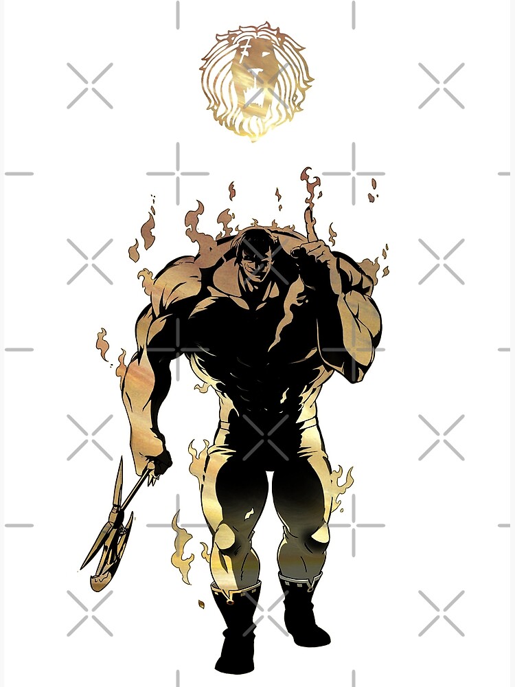"Escanor The One - Seven Deadly Sins" Poster by Blason | Redbubble