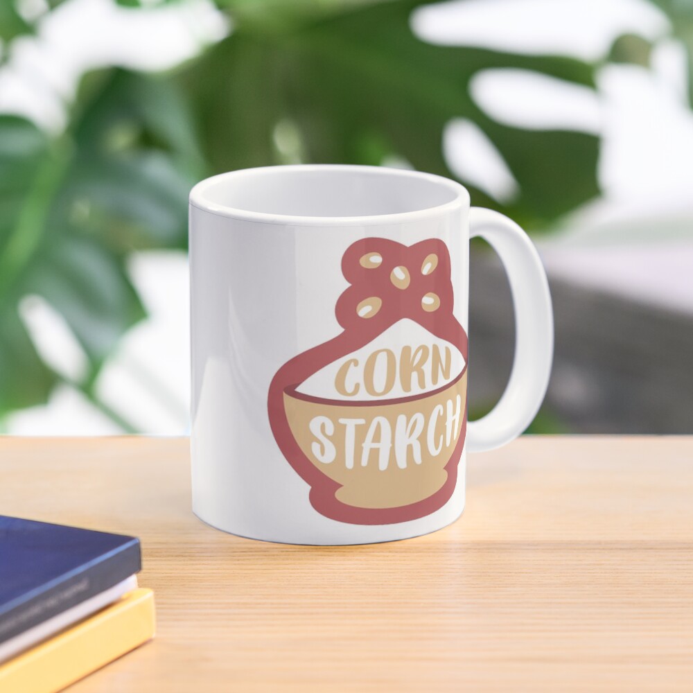 "Corn Starch Label" Sticker for Sale by TamGustam | Redbubble