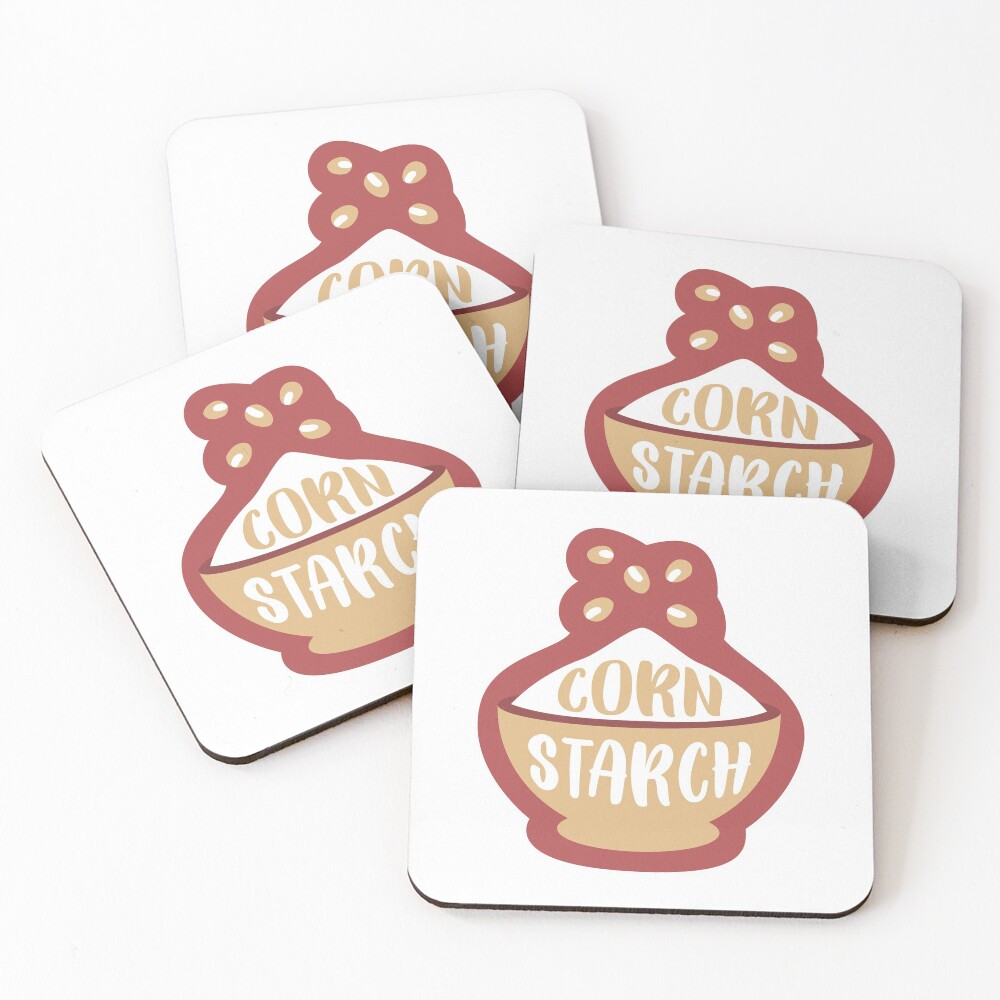 "Corn Starch Label" Sticker for Sale by TamGustam | Redbubble
