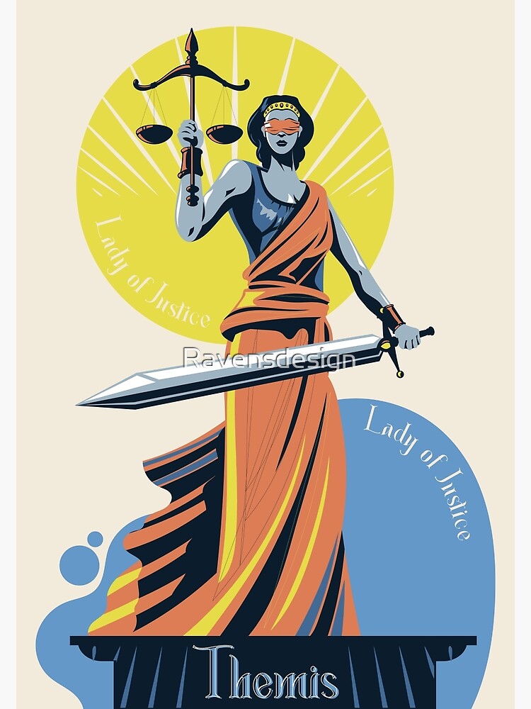 "Themis Lady of Justice - Mythology" Poster for Sale by Ravensdesign ...
