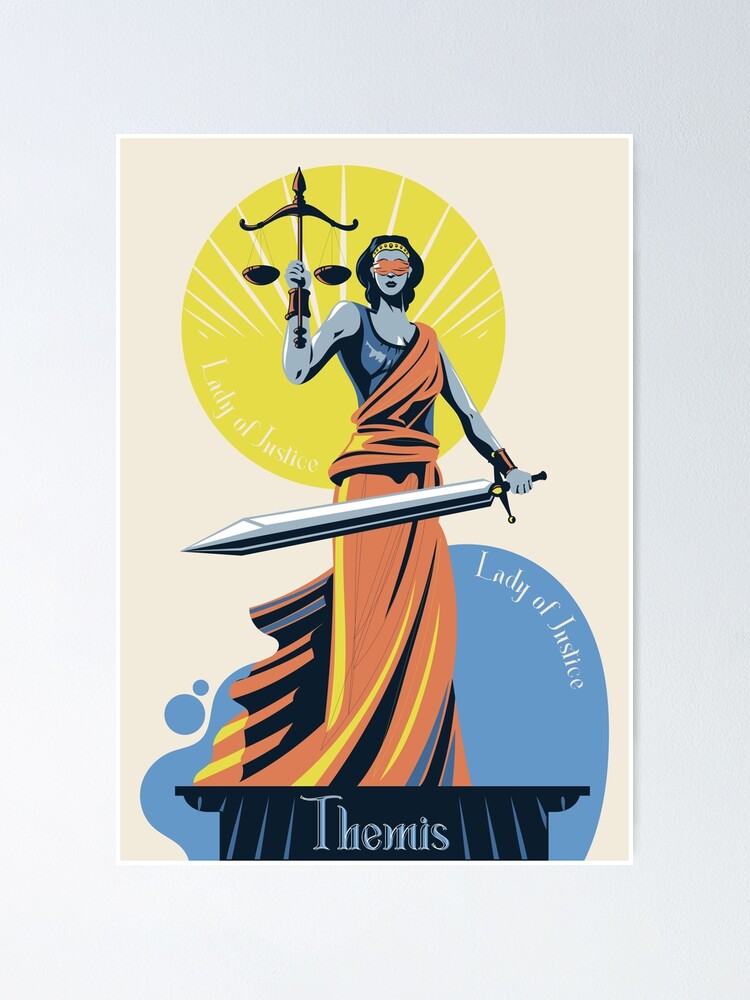 "Themis Lady of Justice - Mythology" Poster for Sale by Ravensdesign ...