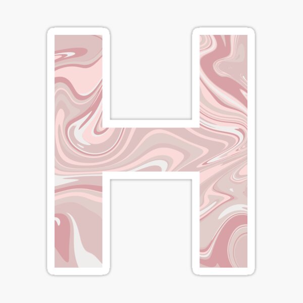"Letter H" Sticker for Sale by designs-TK | Redbubble