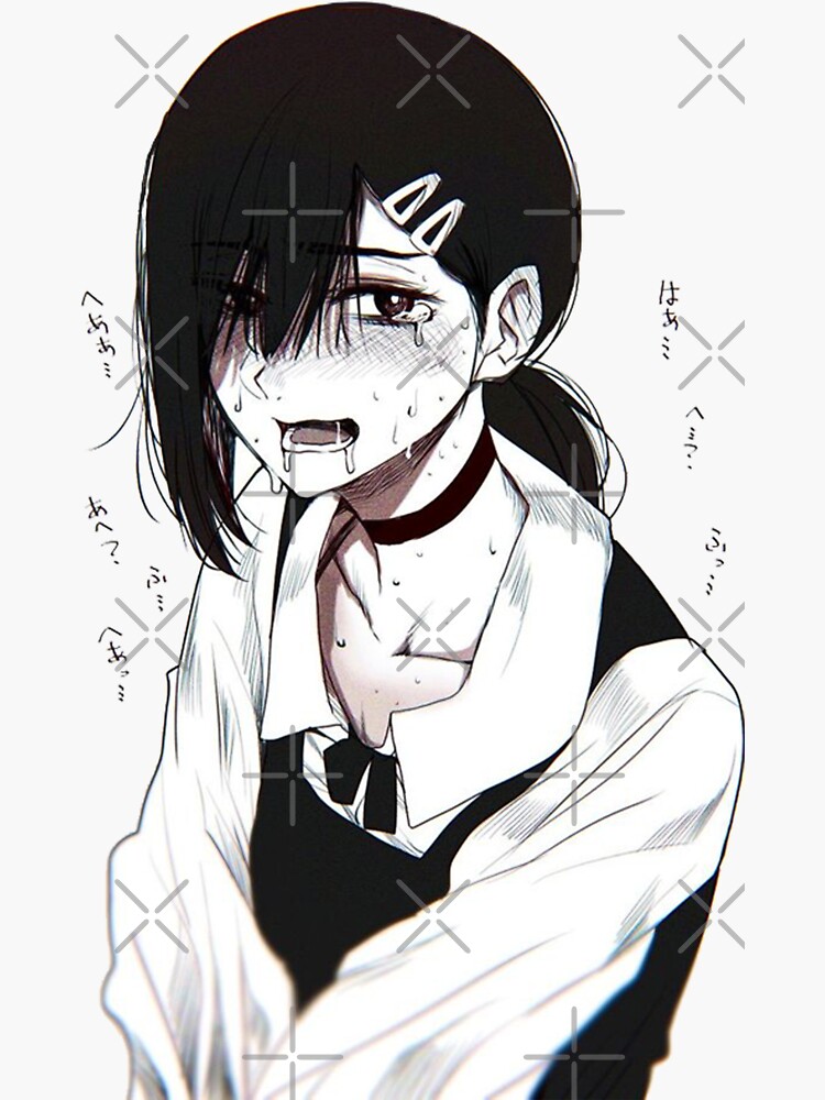 "chainsaw man kobeni crying" Sticker for Sale by YunesNj | Redbubble