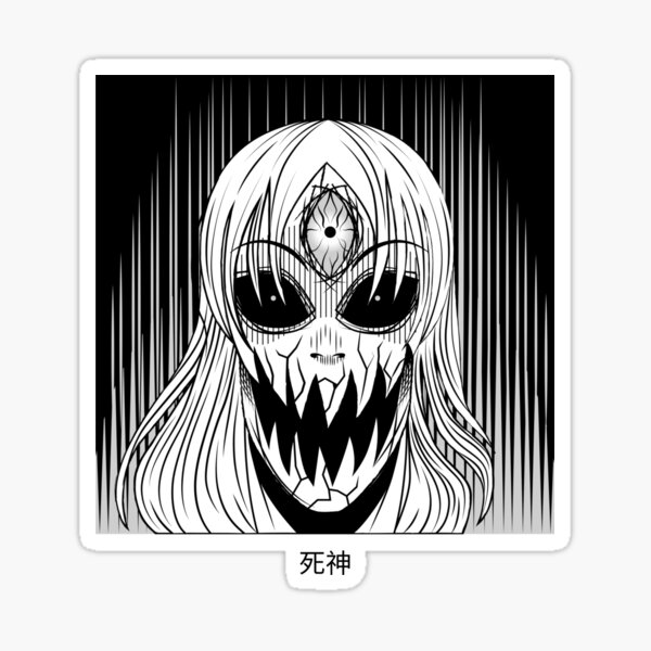 "Shinigami - Death God, Creature of Darkness" Sticker for Sale by ...
