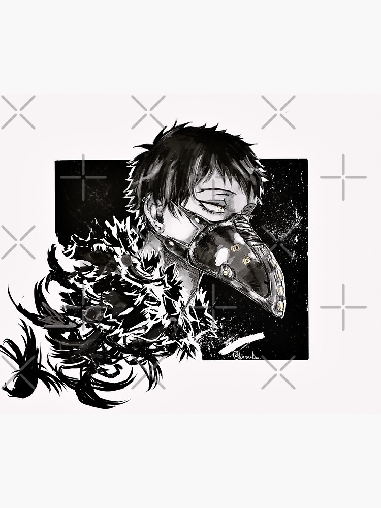 "Bird Mask - MHA " Sticker for Sale by KuronaKen | Redbubble