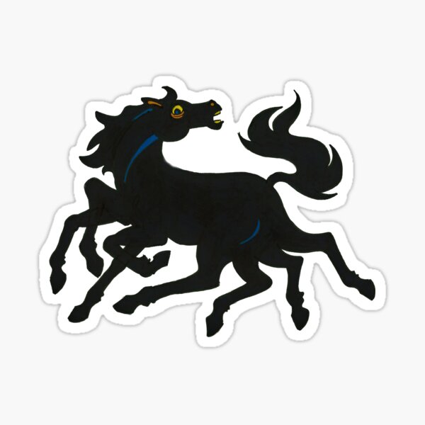 "Sleipnir" Sticker for Sale by Phosfate | Redbubble