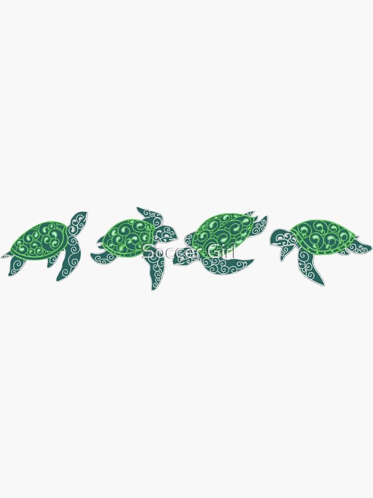 "Turtles" Sticker for Sale by hrmattus | Redbubble