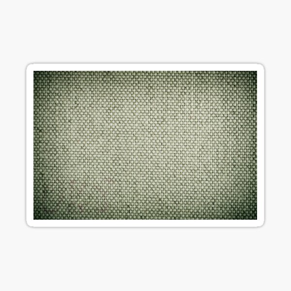 "Green flax sheet cloth texture" Sticker by ArlettaCwalina | Redbubble