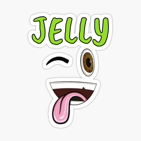 "jelly youtuber" Sticker for Sale by manota | Redbubble