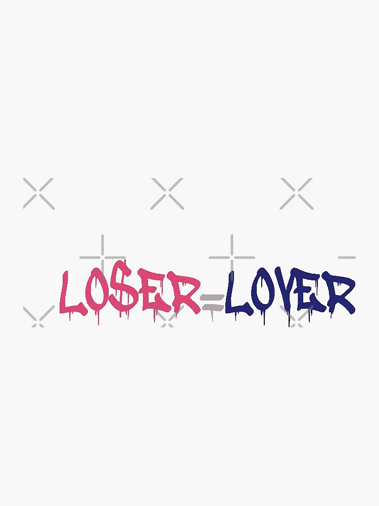 "txt loser=lover sticker" Sticker for Sale by ohnojaemin | Redbubble
