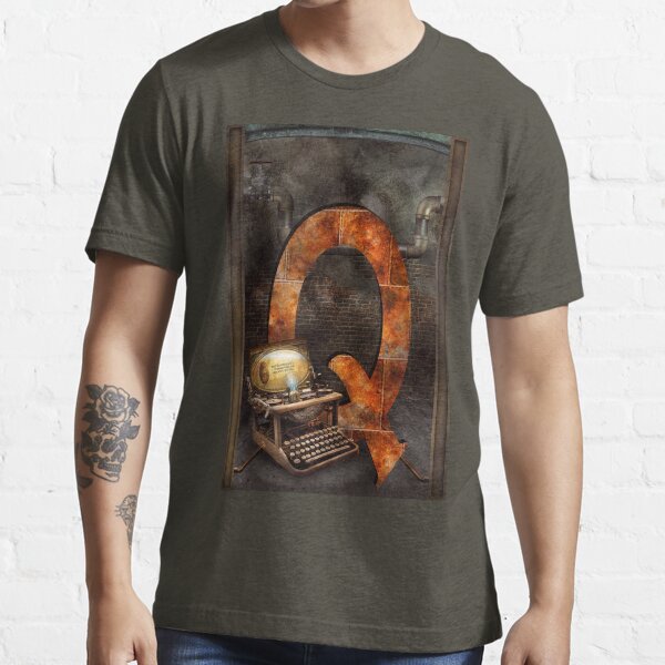 "Steampunk - Alphabet - Q is for Qwerty" T-shirt for Sale by mikesavad ...