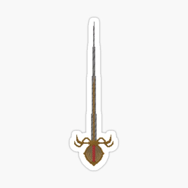 "Royal Rapier" Sticker for Sale by PixelPaintShop | Redbubble