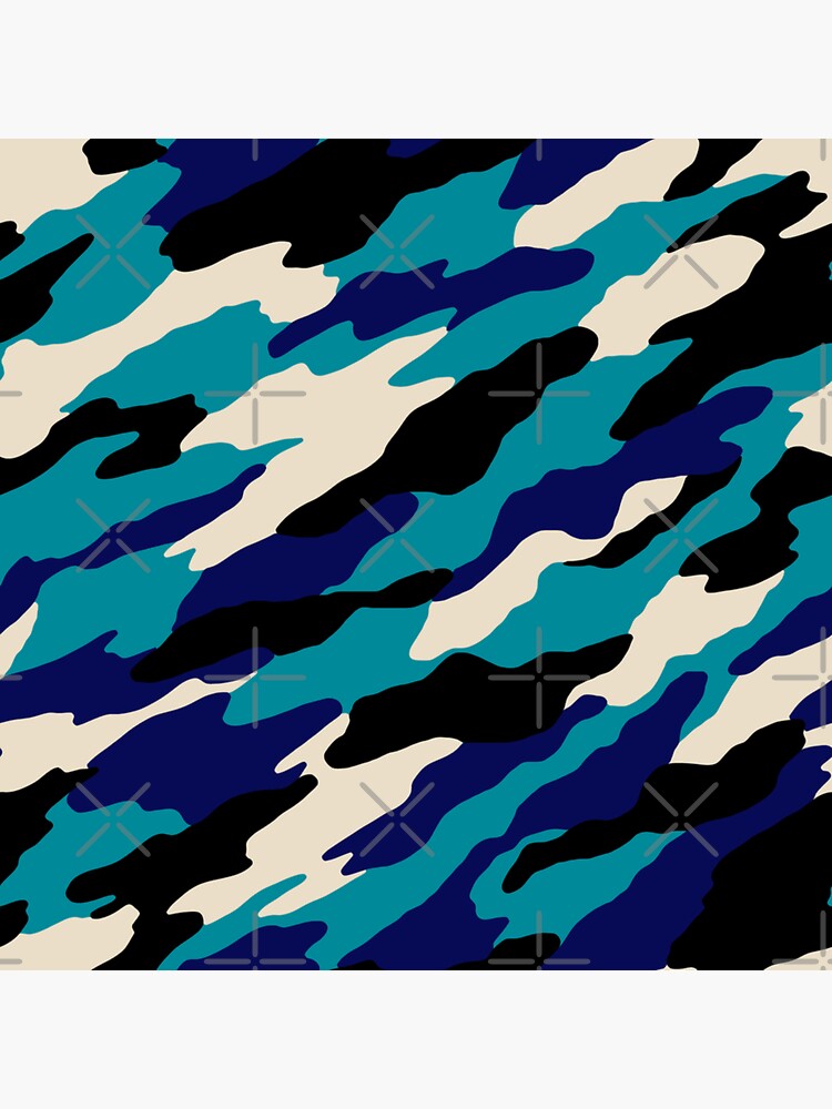 "modern camouflage print." Sticker for Sale by TeeFashionShop | Redbubble
