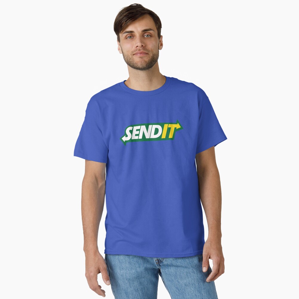 "SENDIT" Sticker for Sale by SolitaryDaze | Redbubble