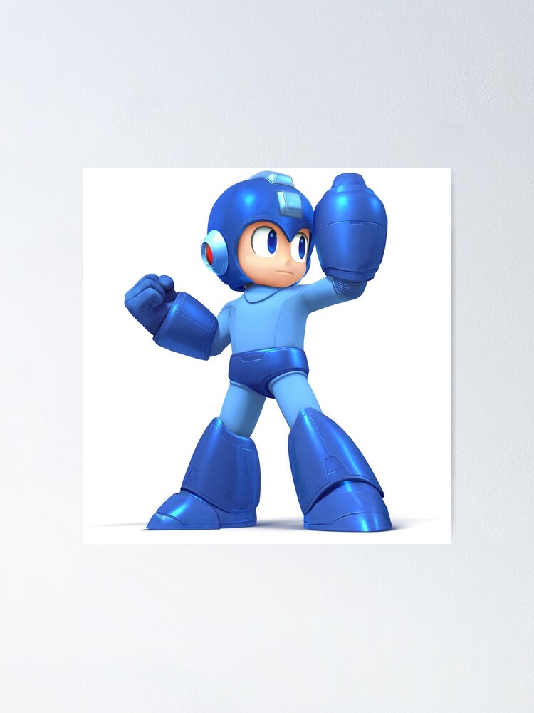 "Megaman/Rockman character" Poster for Sale by klonoamario95 | Redbubble