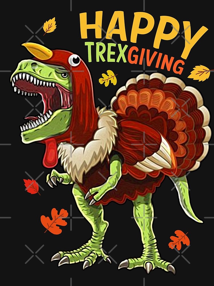 Happy Thanksgiving T Rex Dinosaur Turkey T-rex Thanksgiving Scarf sold ...