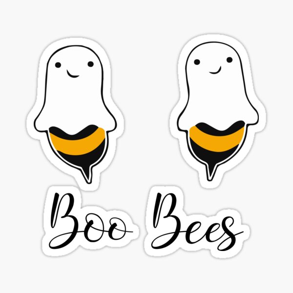 "Boo Bees" Sticker for Sale by SRTart | Redbubble