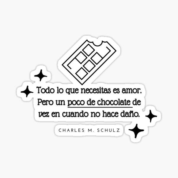 "Chocolate laugh phrase, witty phrases" Sticker for Sale by ...