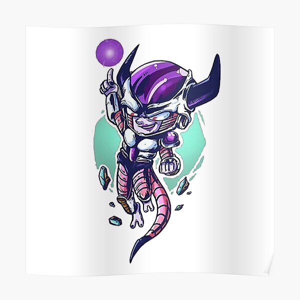"Frieza second form prepares a death ball" Poster for Sale by Cursed ...