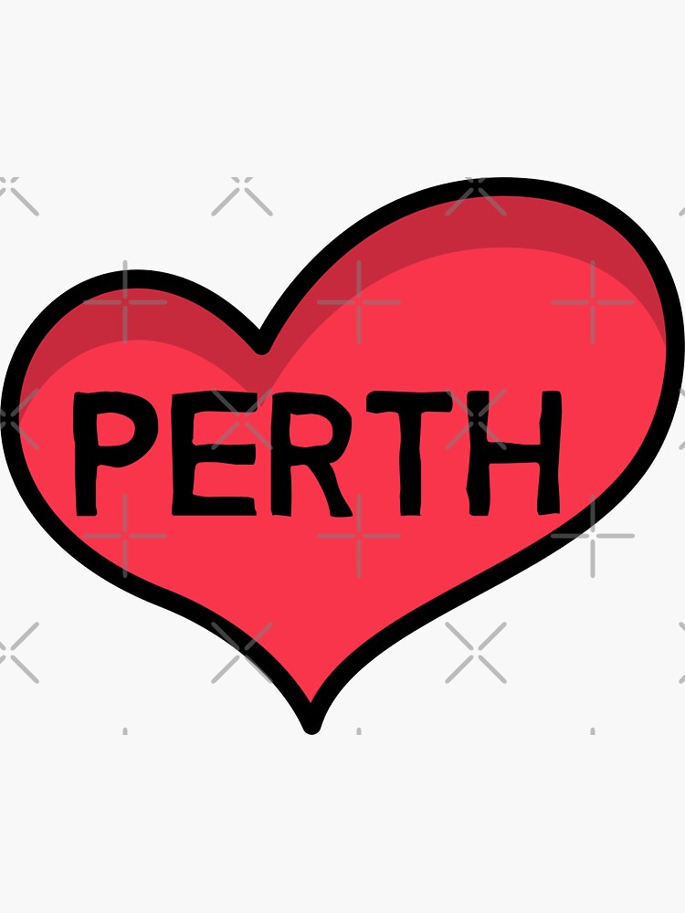 "Perth, Australia, australian cities, aussie" Sticker for Sale by ...