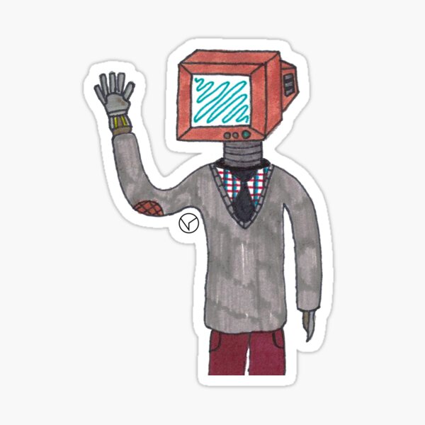 "Todd the Computer" Sticker for Sale by AfterlivesProd | Redbubble