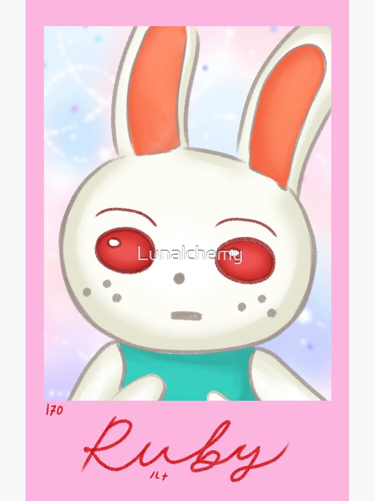 "Ruby" Sticker for Sale by Lunalchemy | Redbubble